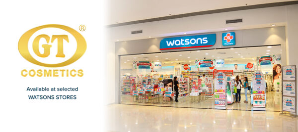 GT Cosmetics available at selected Watsons stores – GT Cosmetics