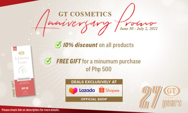 GT Cosmetics 27th ANNIVERSARY – GT Cosmetics